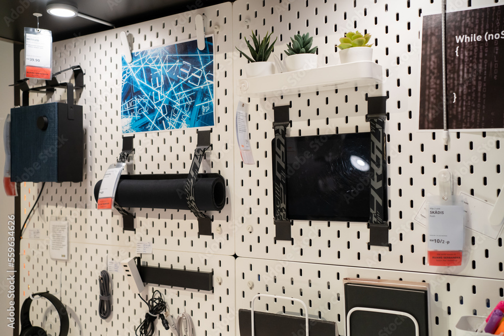 PENANG, MALAYSIA - NOV 24, 2021: IKEA brand new IKEA collaboration ASUS ...