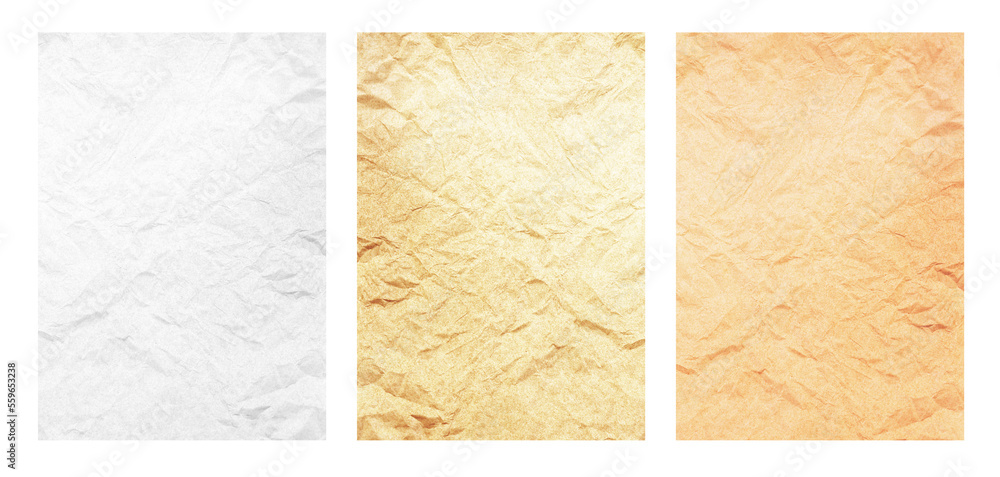 Crumpled vintage paper texture background. in A4 size for design work ...