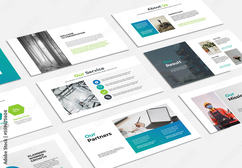 Clean Creative Presentation Layout Stock Template | Adobe Stock