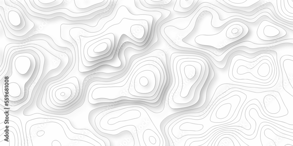 Topographic map. Geographic mountain relief. Abstract lines background ...
