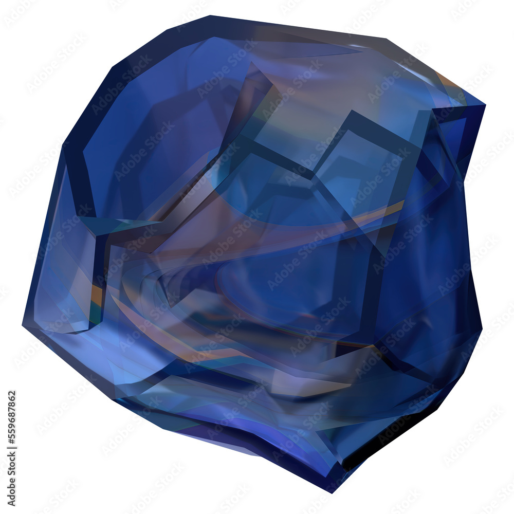 blue rocky angular deformed object abstract dramatic passionate ...