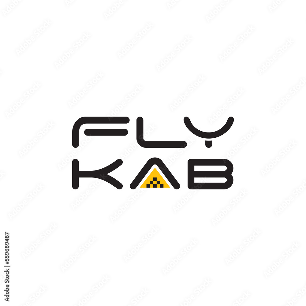 Cab service logo, The logo shows the passenger, the endless road, and ...