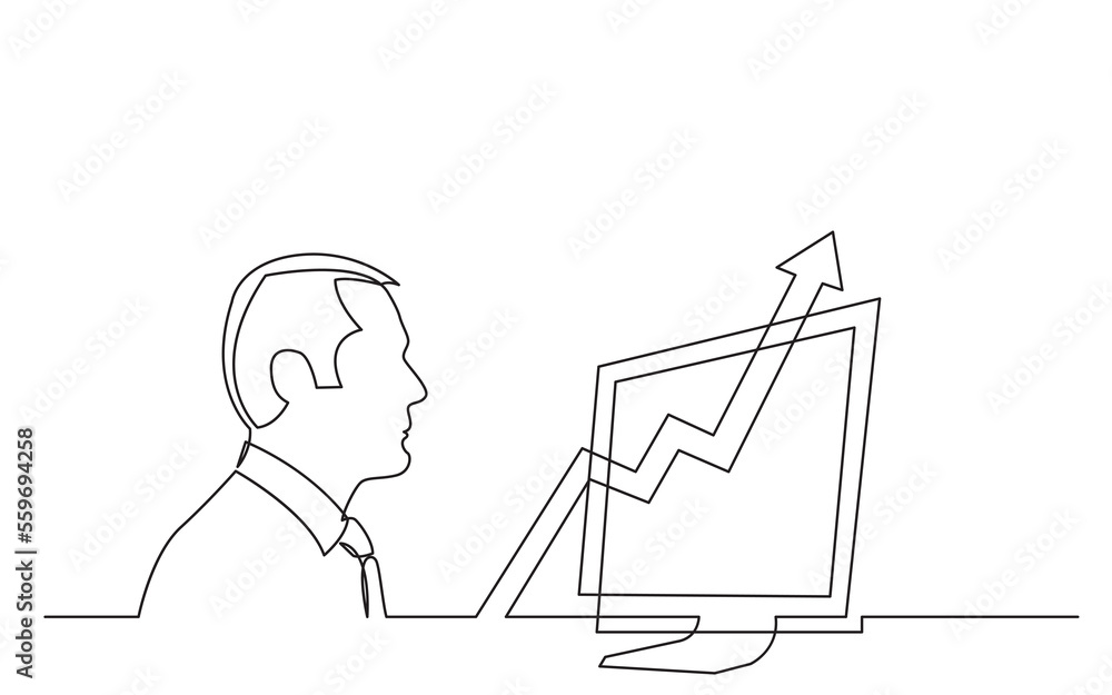 profile portrait of businessman thinking about work productivity PNG ...