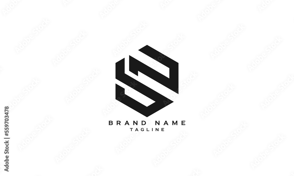 PSB, PB, BP, Abstract initial monogram letter alphabet logo design ...