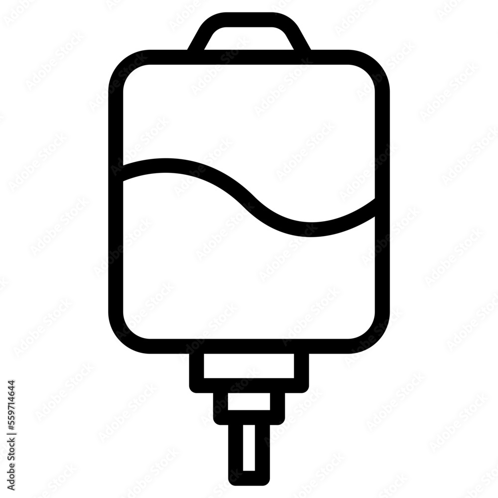 infusion bag icon Stock Vector | Adobe Stock