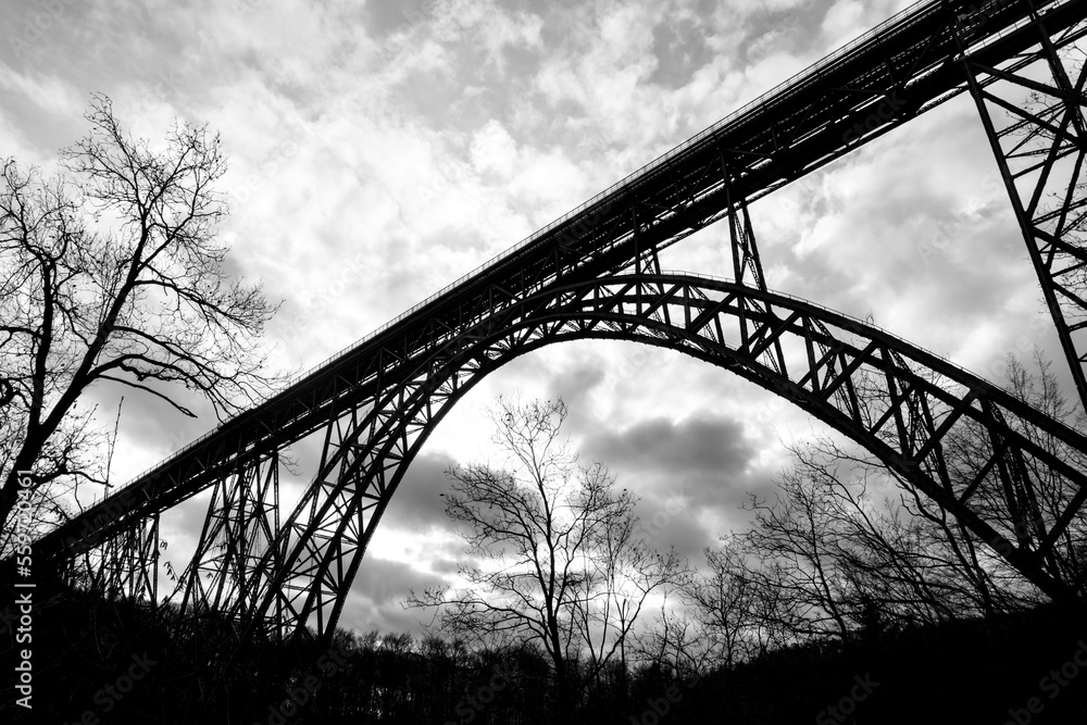 “Müngsten Bridge“ is the highest railway bridge in Germany built in ...