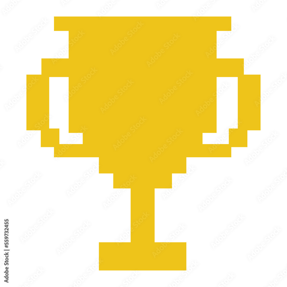 vector pixel for champion of the winner 8 bit on PNG transparent ...