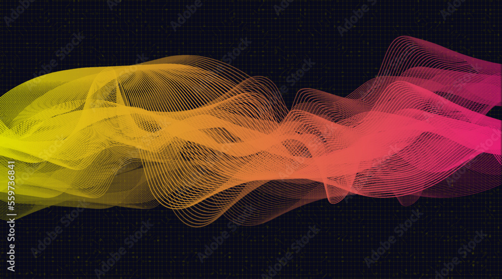 Super Digital Sound Wave Background,technology and earthquake wave ...