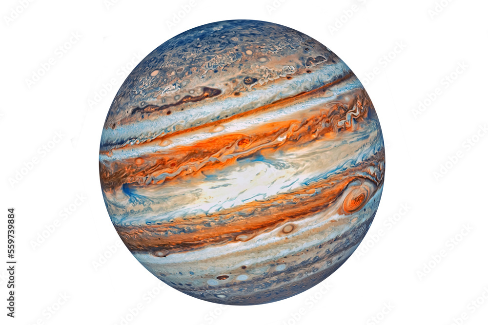 Jupiter planet isolated - PNG file Stock Illustration | Adobe Stock