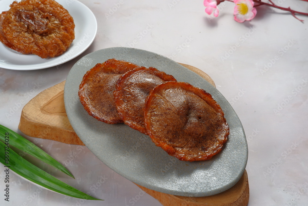 Kue Kucur or Kucur or kuih cucur, and called khanom fak bua or khanom ...