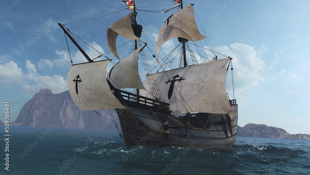 The NAO VICTORIA is the flag ship of the MAGELLAN armada. A scientific ...
