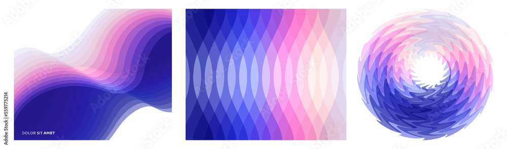 Sphere. Digital wave with dynamic effect. Abstract background. 3d vector illustration made of ...