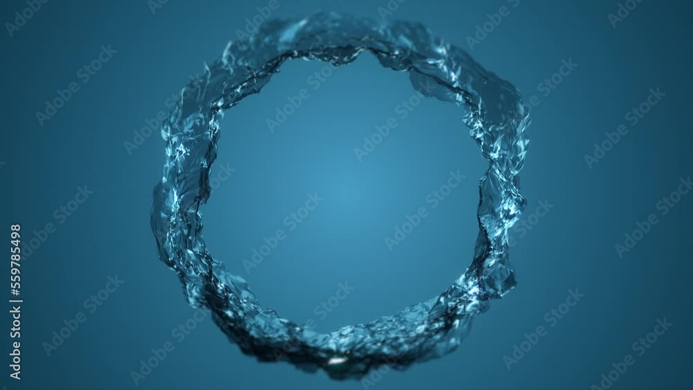 Water Flowing Patterns Fx Texture Animation Loop/ 4k animation of an ...