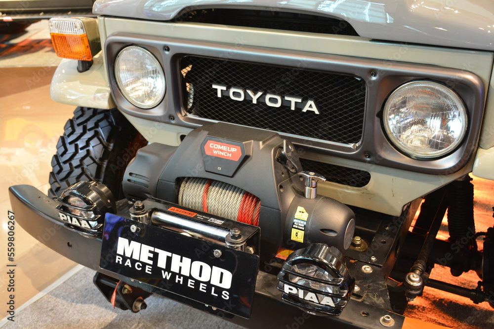 Toyota land cruiser at Concept one offroad rigs display in Quezon City ...