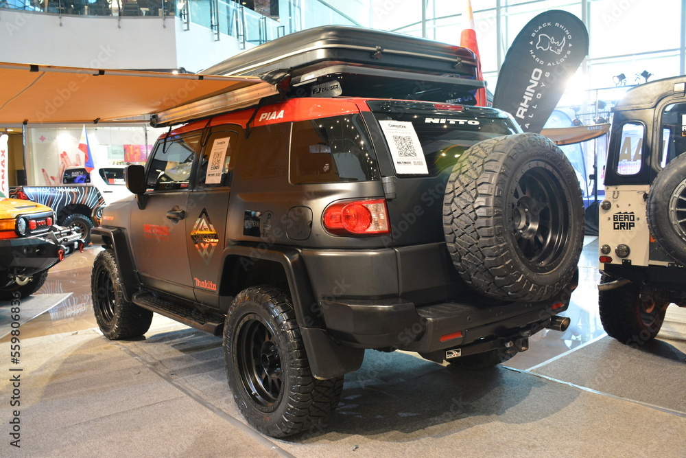 Toyota at Concept one offroad rigs display in Quezon City, Philippines ...