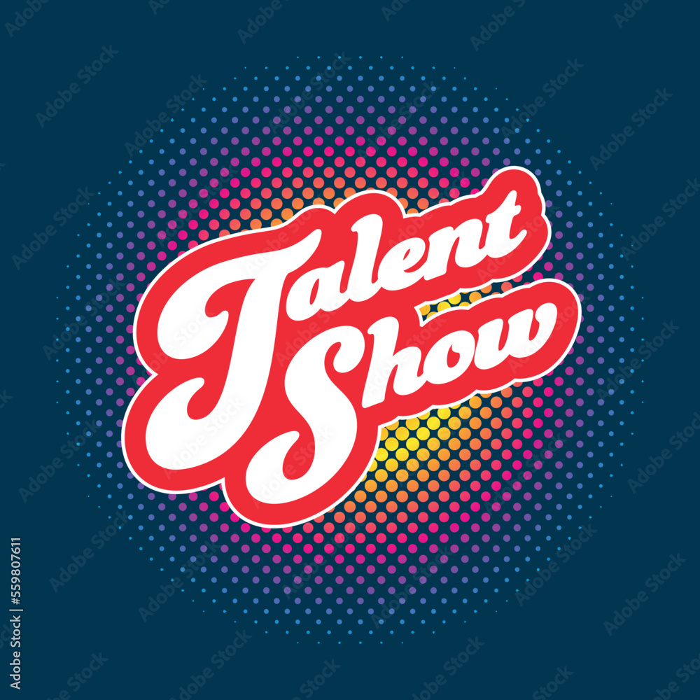 Talent Show Charity Event Logo or Branding Stock Vector | Adobe Stock