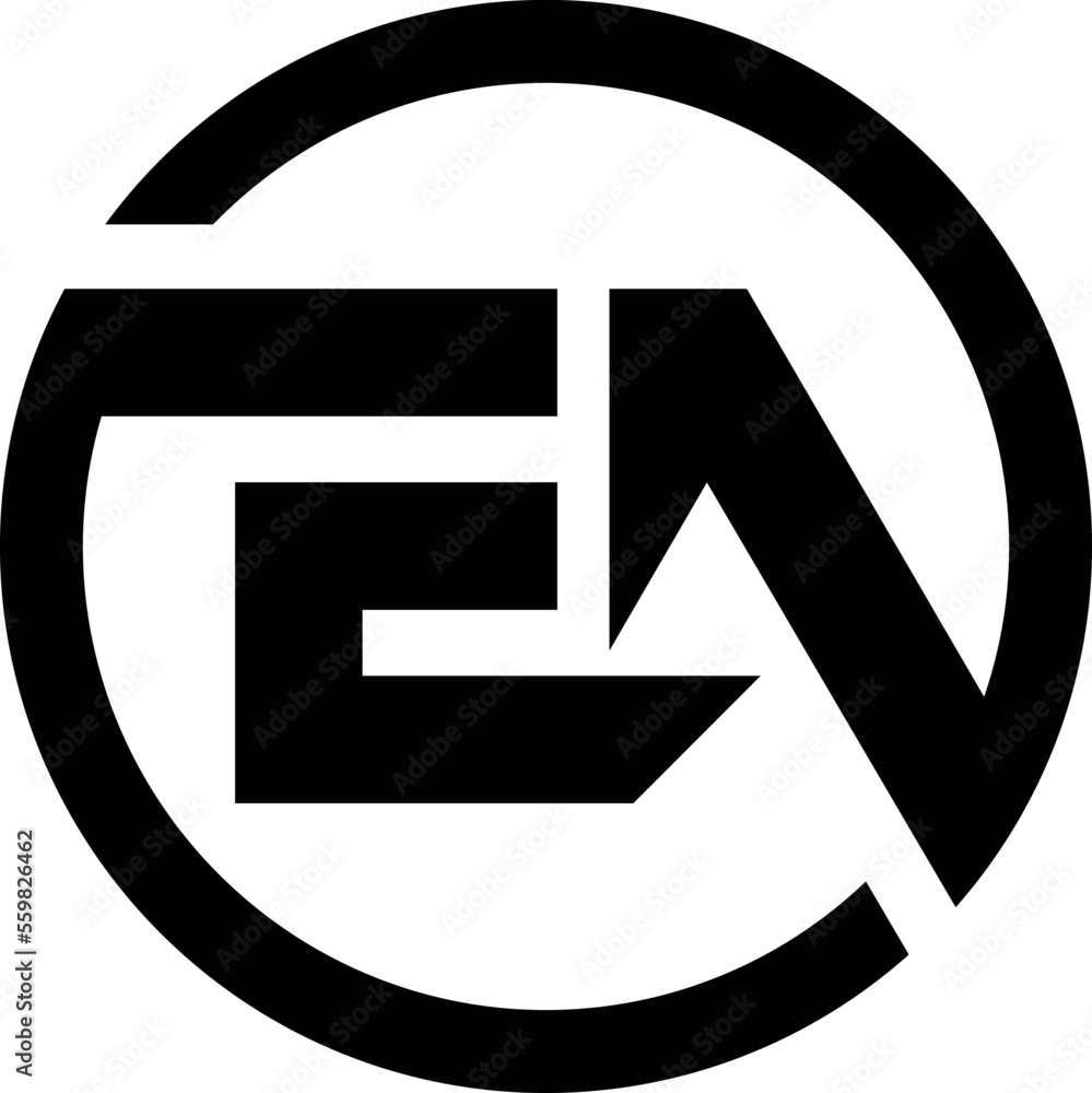 EA circle logo Stock Vector | Adobe Stock