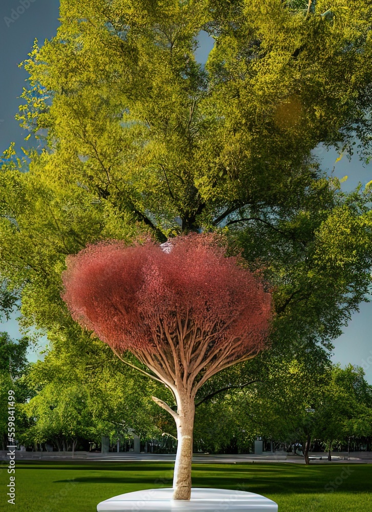 Tree of Gods Tree of Heaven White Siris Chinese Sumac Stink Tree Stock ...