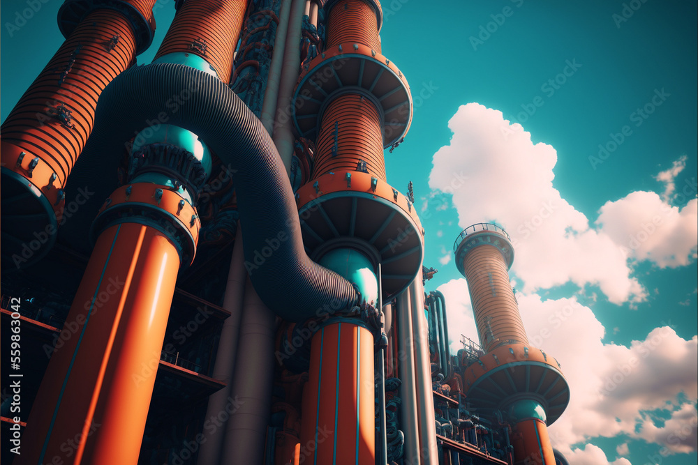 Generative AI, incredible fantastic backdrop, abstract background ...