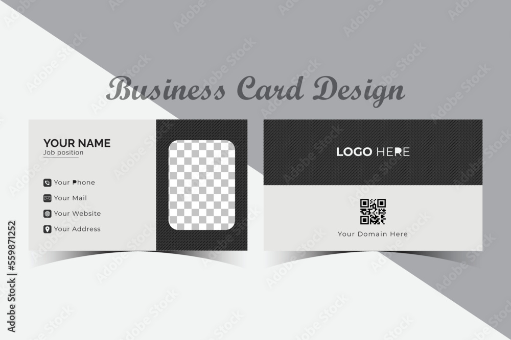 Unique and elegant business card template. pattern background ...