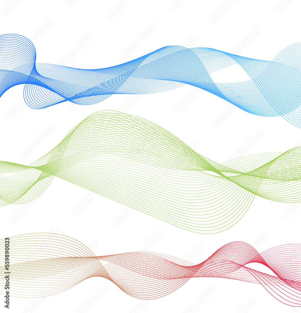 Abstract colorful luxury background with wave element for design ...