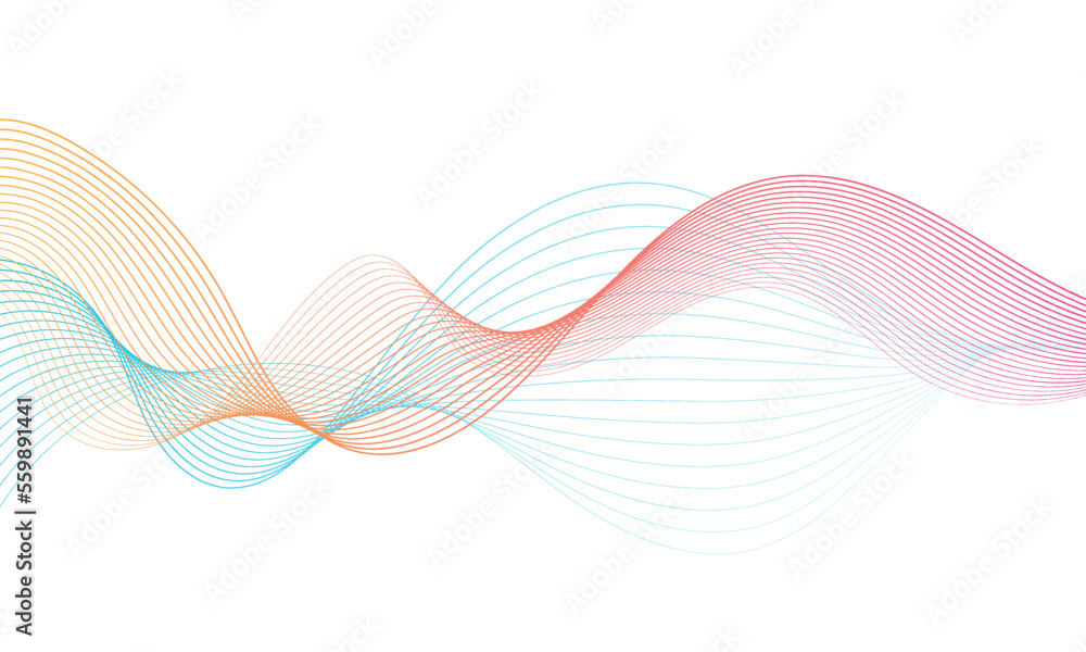 Abstract colorful luxury background with wave element for design ...