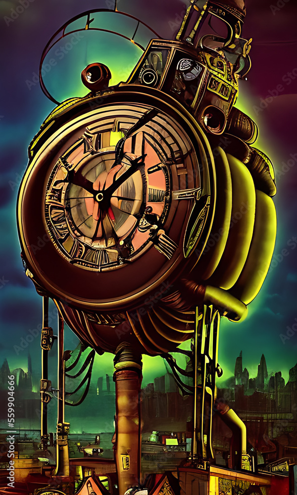 : Generative AI, weirdcore based vivid impact images depicting ...