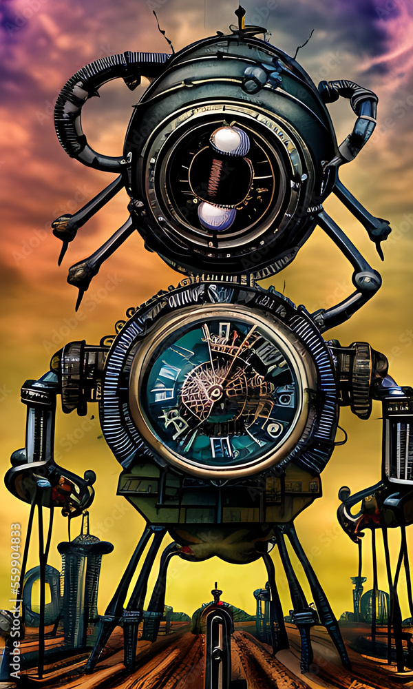 : Generative AI, weirdcore based vivid impact images depicting ...