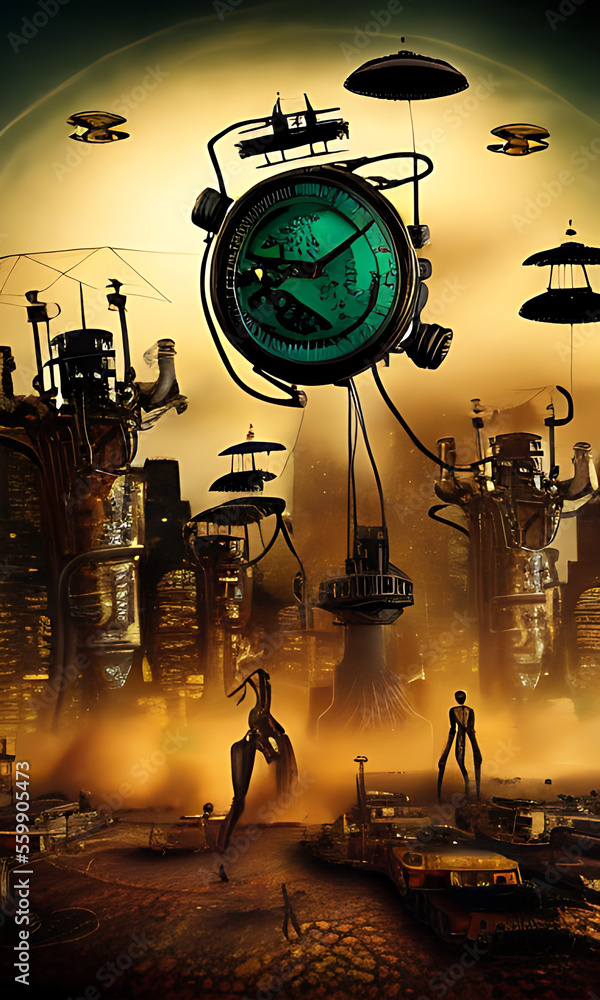 Stockillustratie : Generative AI, weirdcore based vivid impact images ...