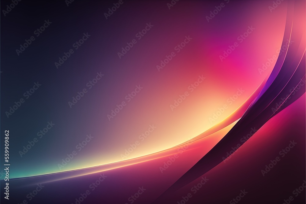 a colorful abstract background with a curved curve in the center of the ...
