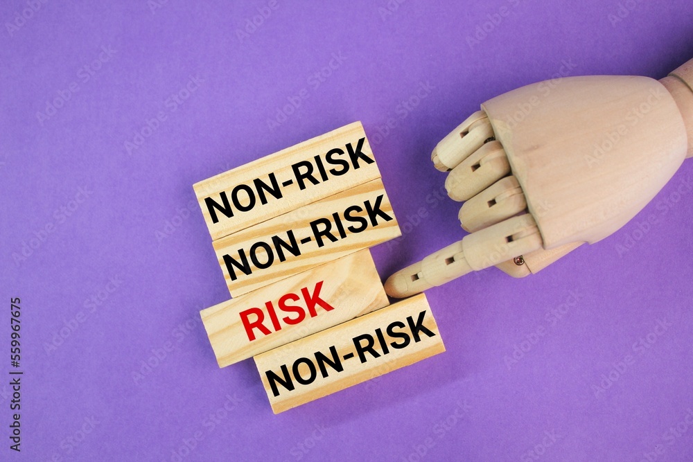 the concept of risk and non-risk, risk is separated from non-risk ...