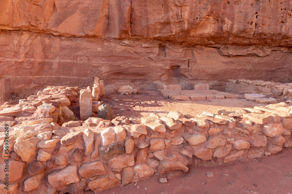 The surviving remains of the temple of the goddess Hatshepsut at the ...