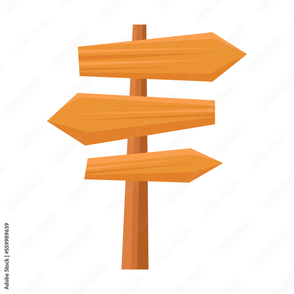 Cowboy or Texas element vector illustration. Cartoon drawing of wooden ...