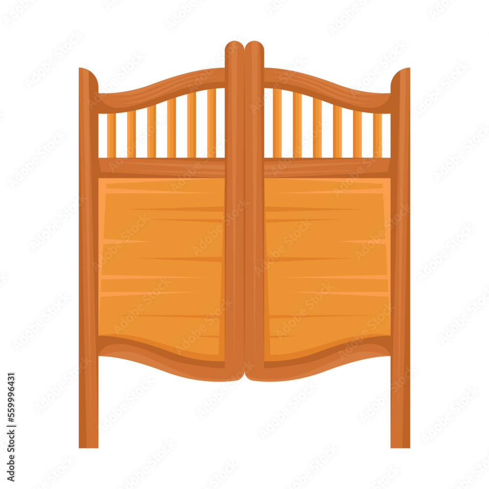 Cowboy or Texas element vector illustration. Cartoon drawing of entry ...