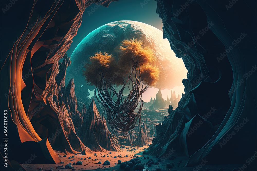 Alien World: A Hyperrealistic 4K HD Abstract Exploration of Exoplanets ...