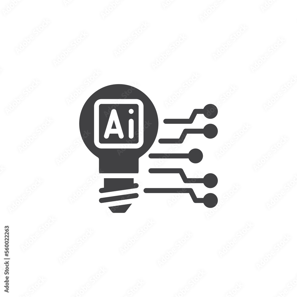 AI, deep learning vector icon Stock Vector | Adobe Stock AI, deep learning vector icon Stock Vector | Adobe Stock