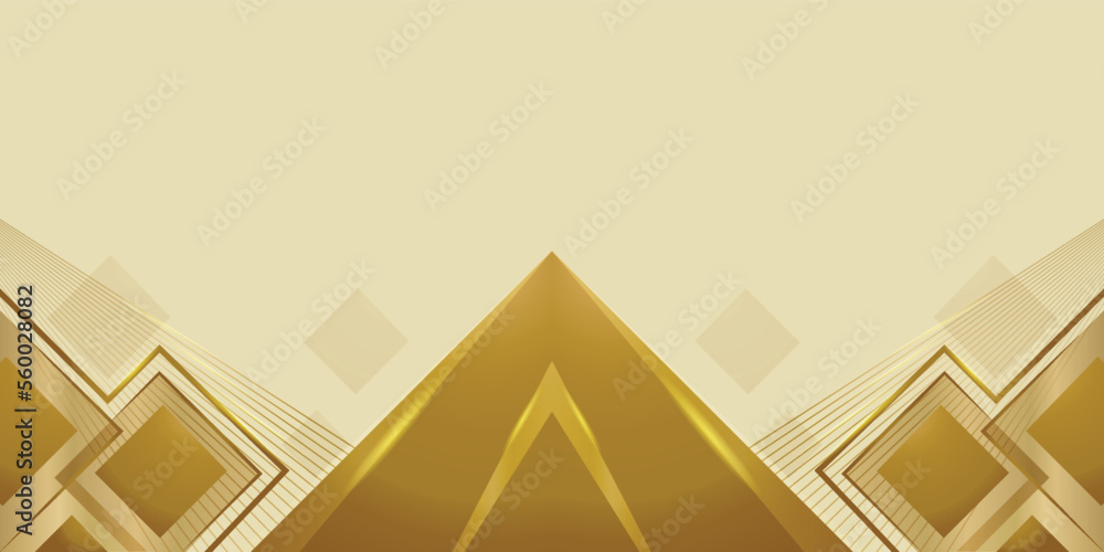 Luxury gold lines texture with geometric abstract background poster ...
