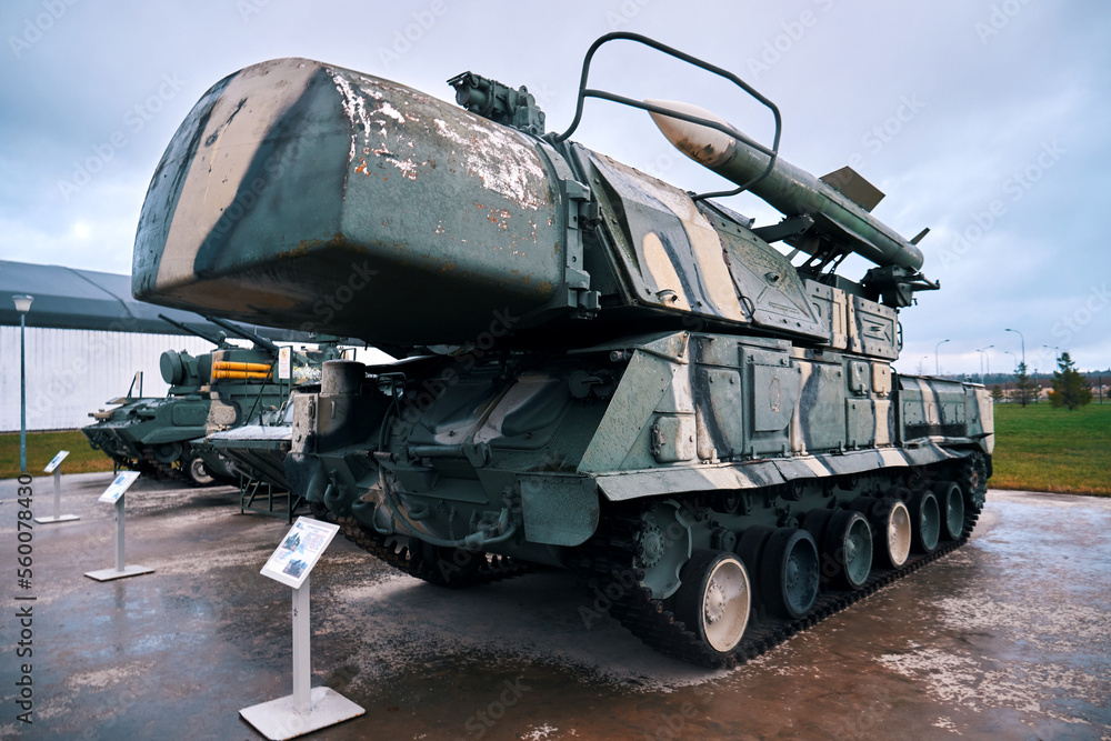 Kubinka, Moscow region, Russia - November 13, 2022: Buk missile system ...