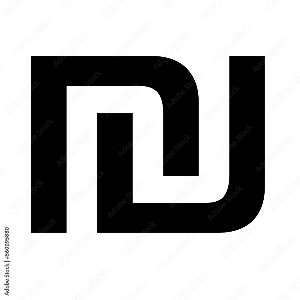 Shekel sign. Israeli shekel icon isolated on white background. Shekel ...