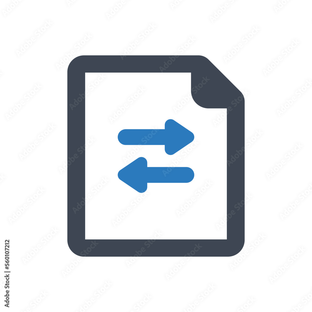 Vetor de File Transfer icon - vector illustration . File, Document ...