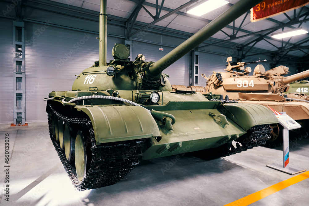 Kubinka, Moscow region, Russia - November 13, 2022: Russian tank at the ...