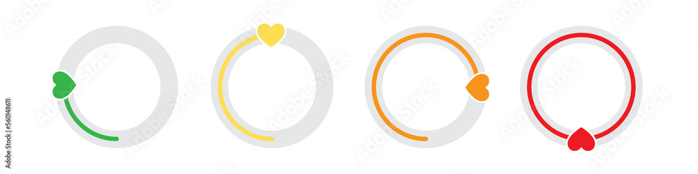 Satisfaction percentage. Mood scale. Satisfaction indicator ...