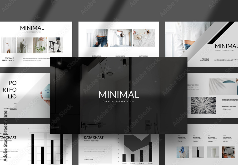 Minimal Presentation Template Stock Template | Adobe Stock