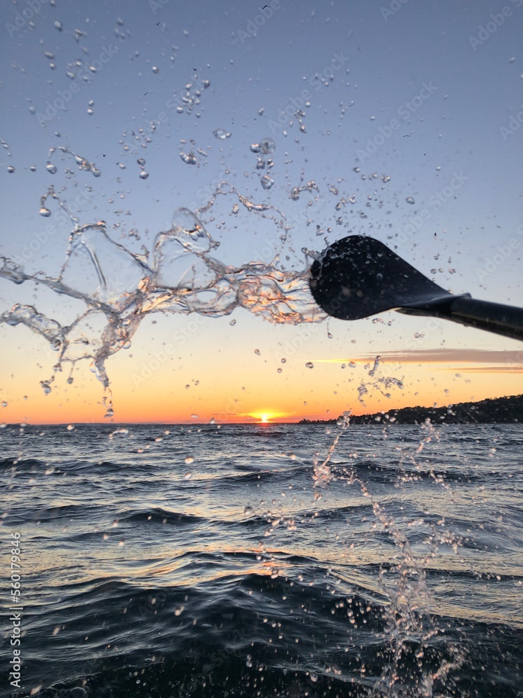 Paddle splash 2 Stock Photo | Adobe Stock