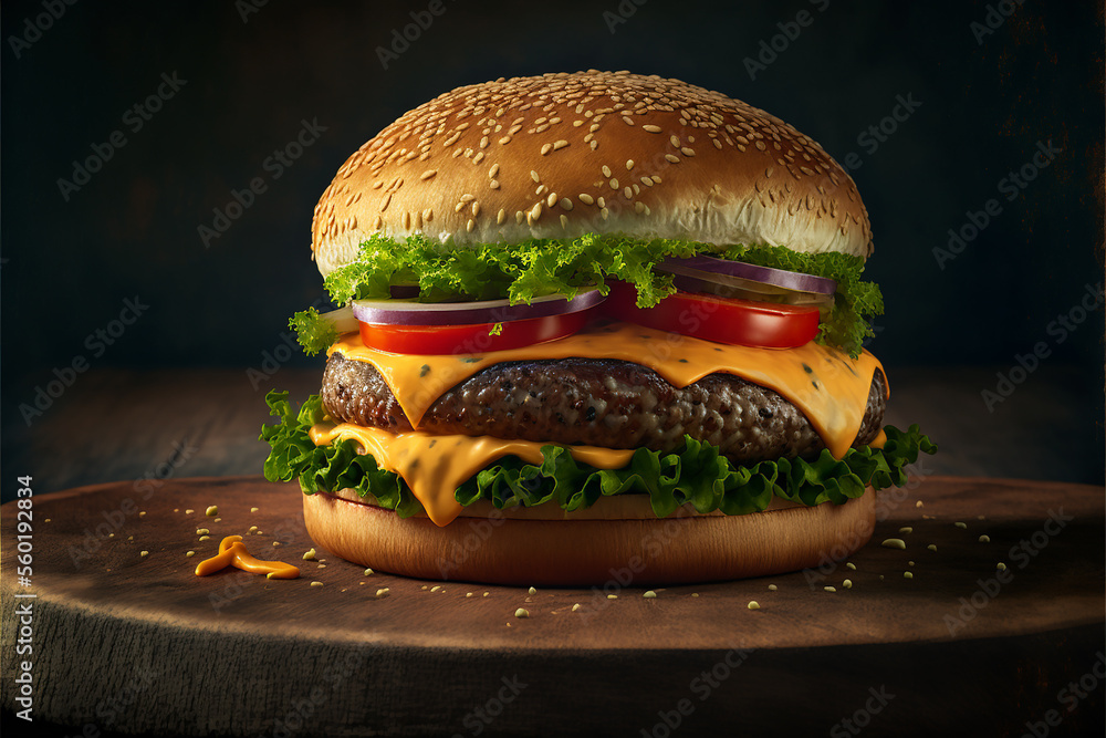 harburger saboroso cardápio promoção de lanche Stock Illustration ...