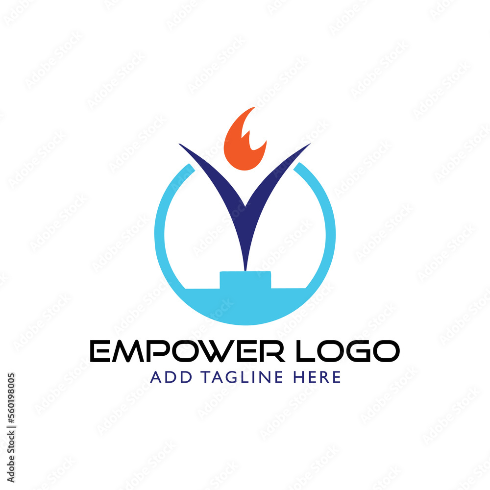 empowerment logo design vector format Stock Vector | Adobe Stock