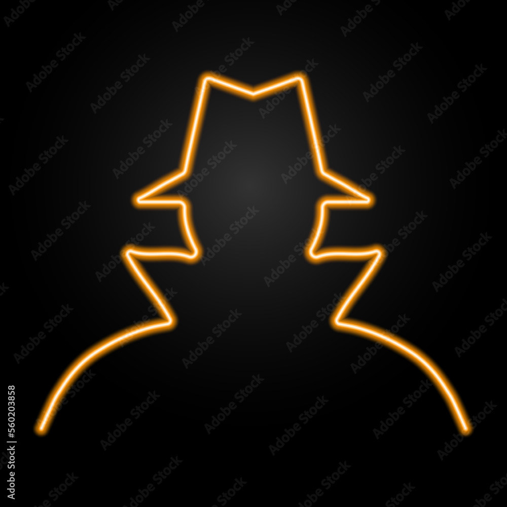 spy neon sign, modern glowing banner design, colorful modern design ...