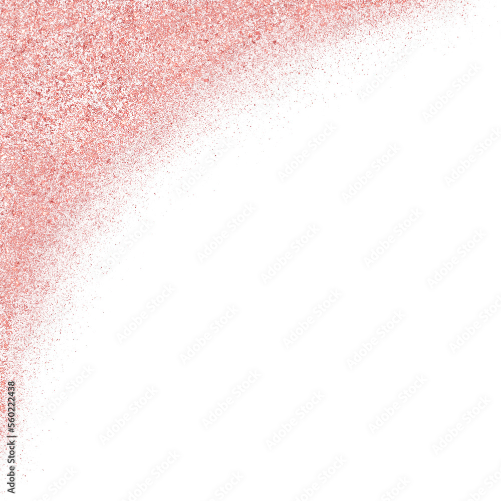 Rose gold glitter hand-drawn corner Stock Photo | Adobe Stock