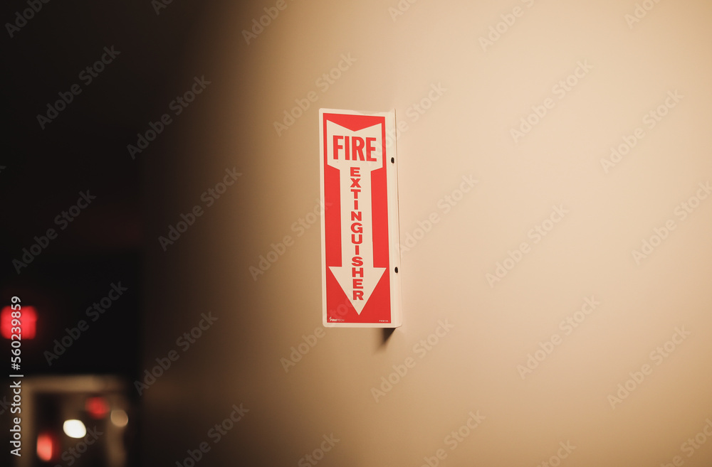 fire extinguisher signs emergency lights exit safety evacuation rescue ...