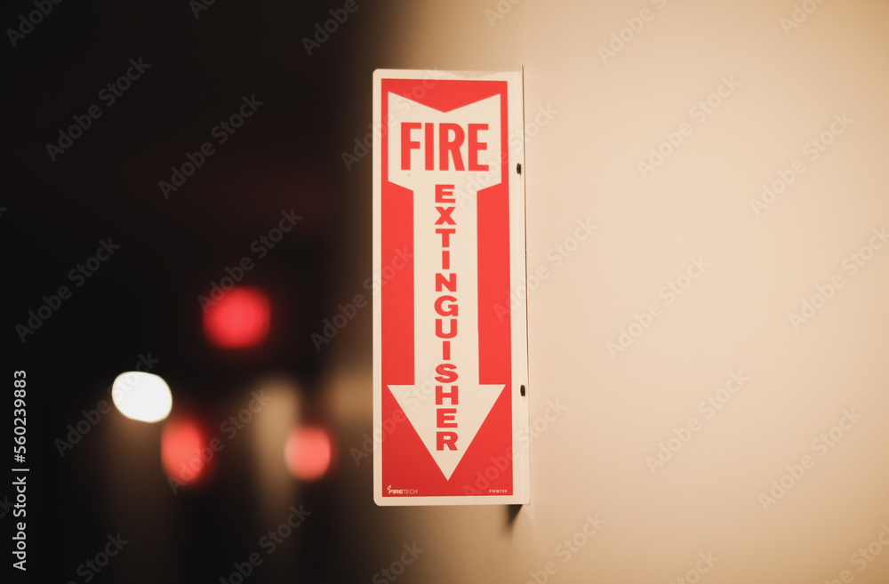 fire extinguisher signs emergency lights exit safety evacuation rescue ...